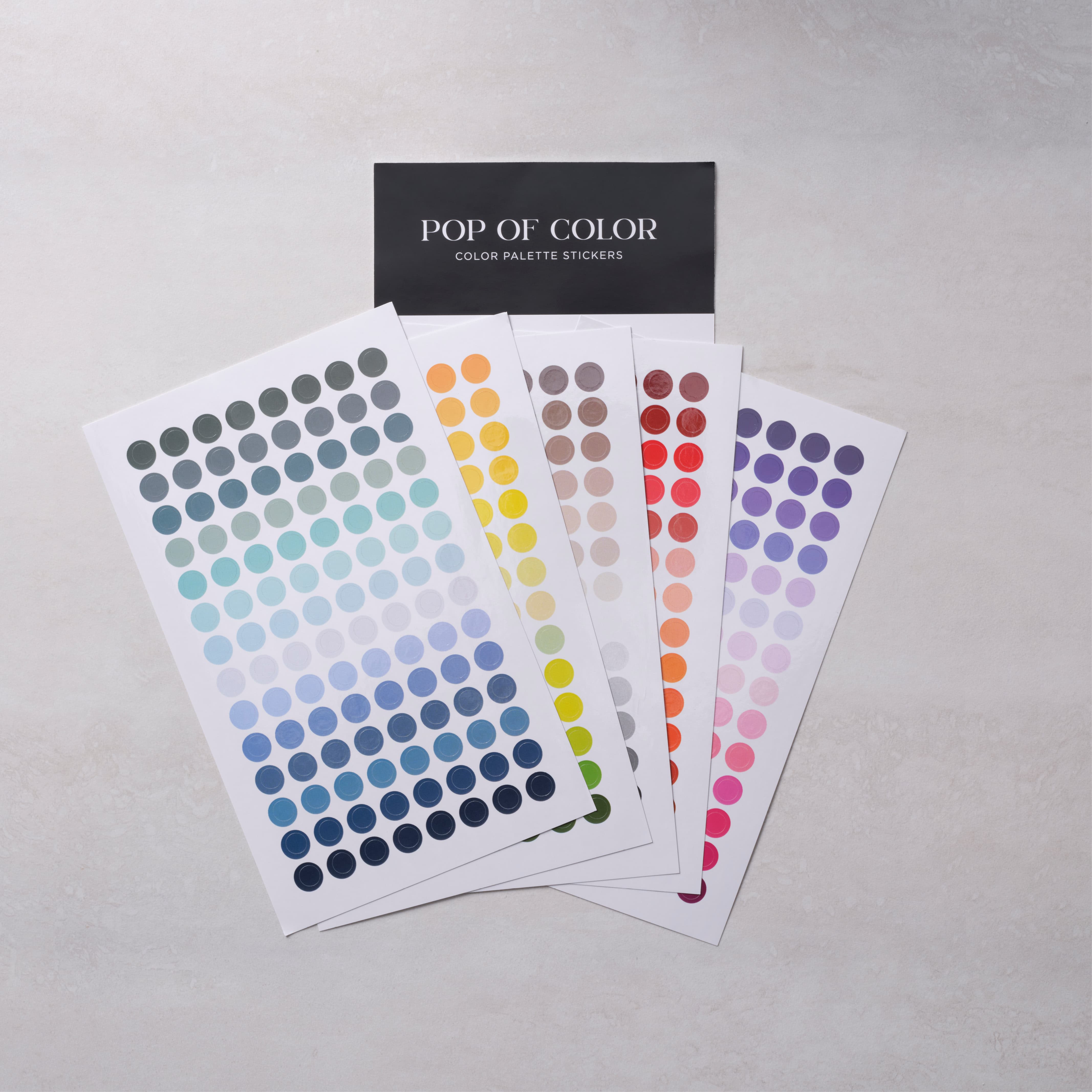 Pop of Color - Color Palette Stickers – curatedbyalexisp